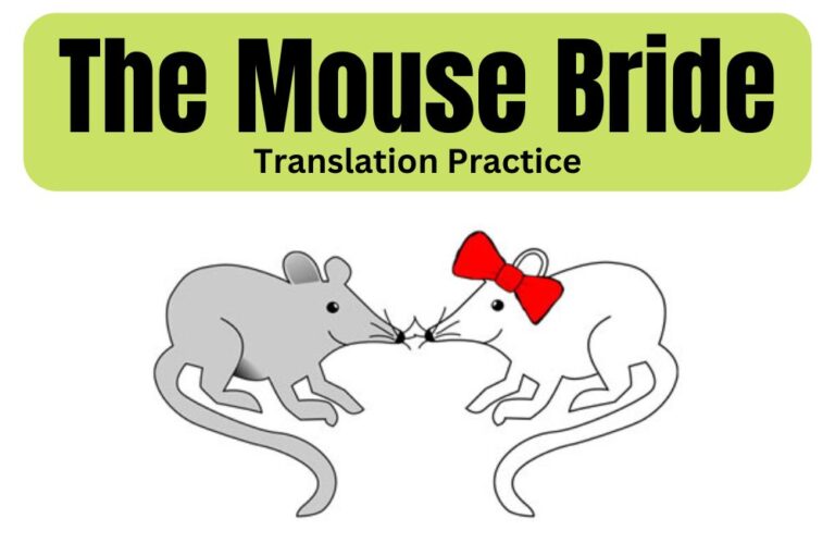 Translation Practice from The Mouse Bride - Learn Japanese Online